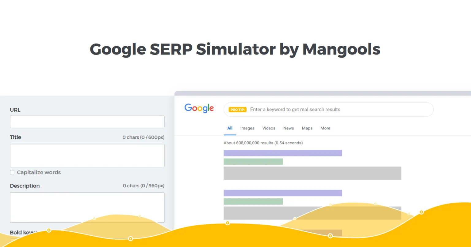 Mangools SERP Simulator - Optimize Your SERP Appearance